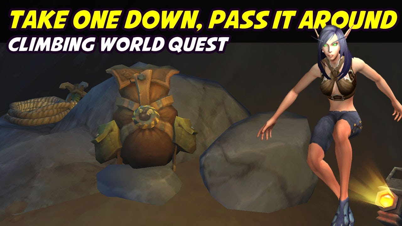 Take One Down, Pass It Around - Climbing World Quest - YouTube