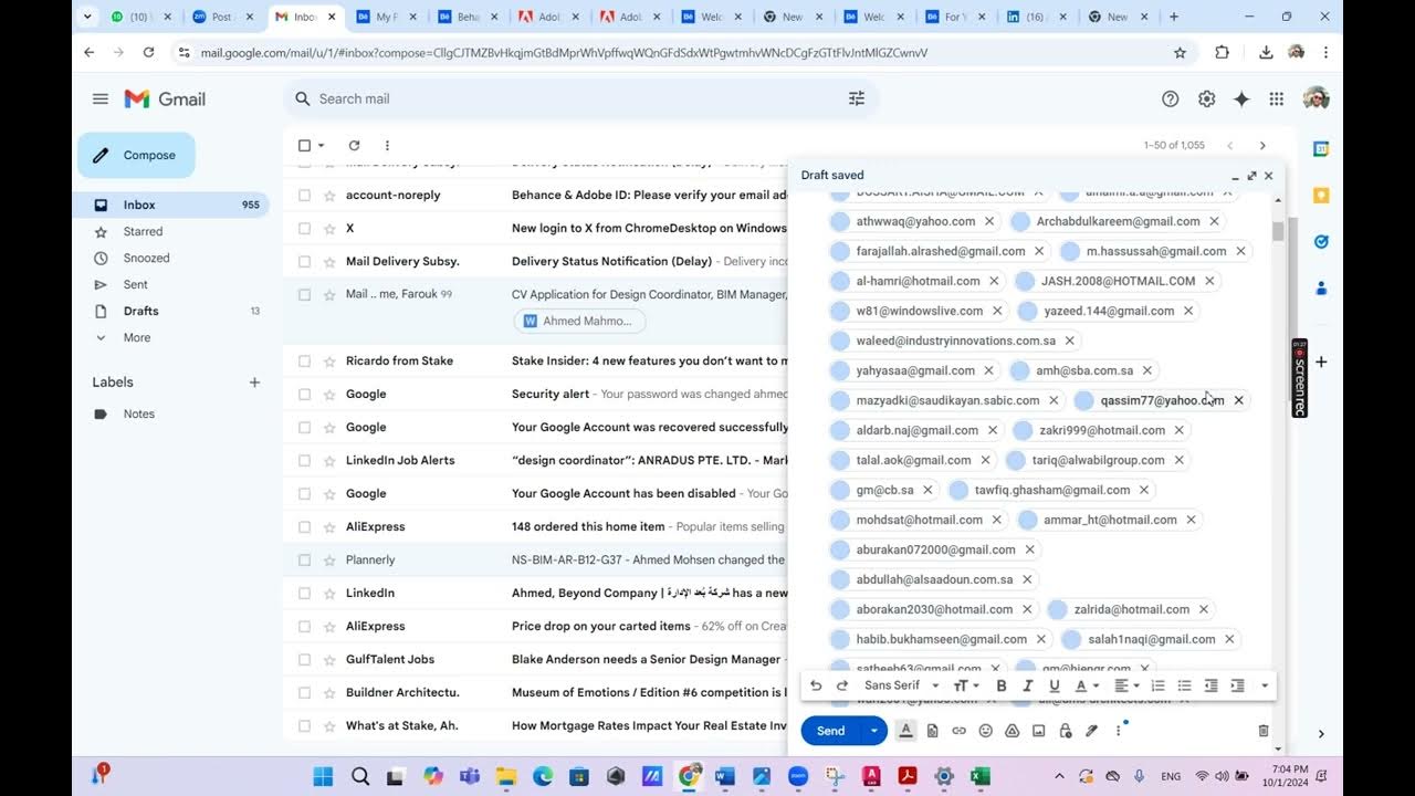 How to Send the Same Email to Multiple Companies Individually - YouTube