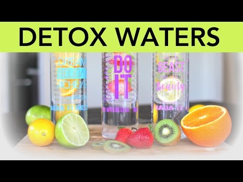 3 Detox Water Recipes for fat flushing, anti-aging, and beauty