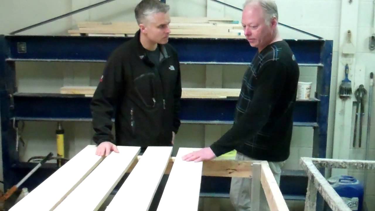 How a wood propeller is glued together by GSC systems - YouTube