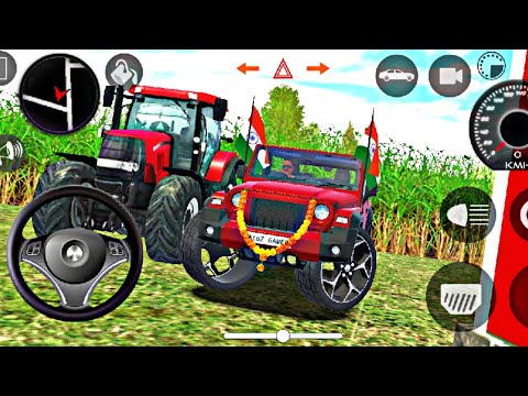 Dollar song Modified Mahindra Maroon Thar🟡 😈 indian car simulator 3d ...