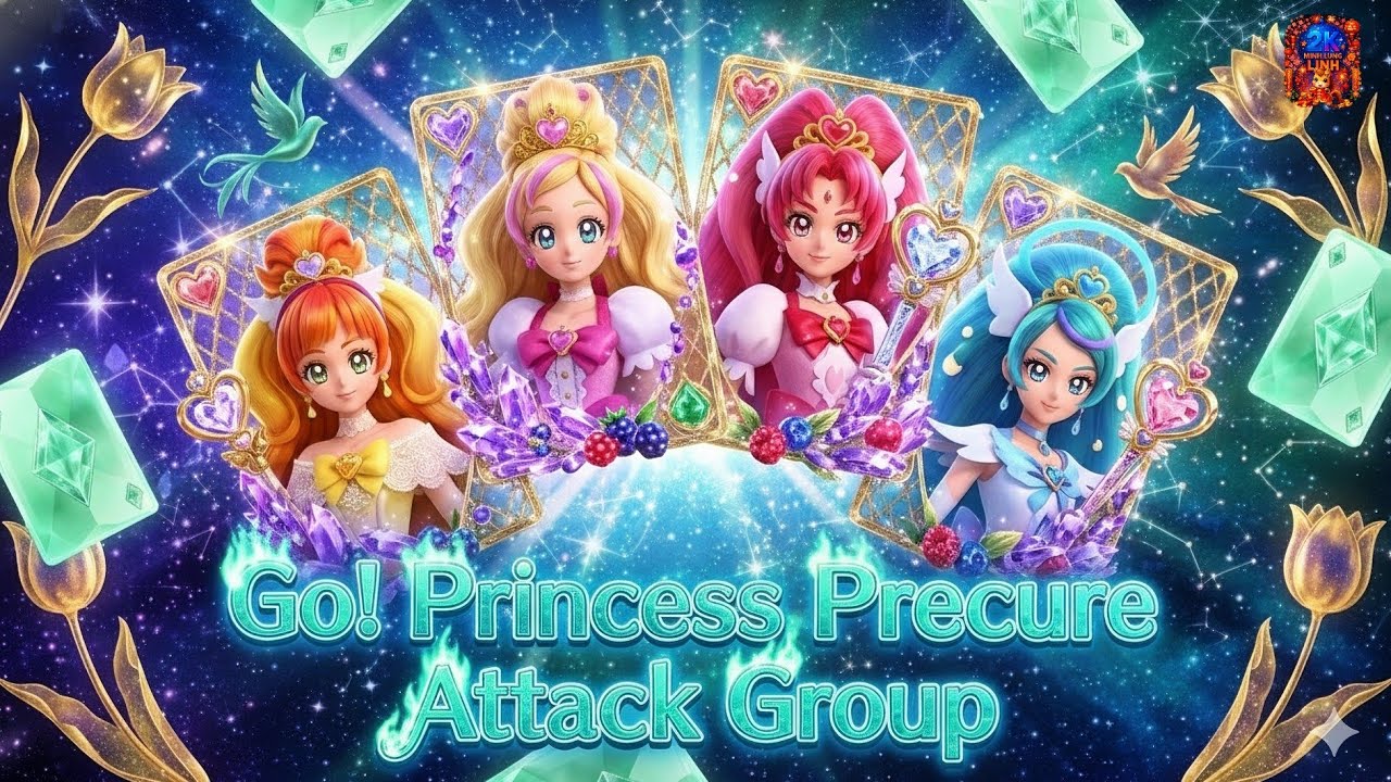 {2K}Go! Princess Attack 4th (Grand Printemps)(Ver.Cure Flora 2) - YouTube