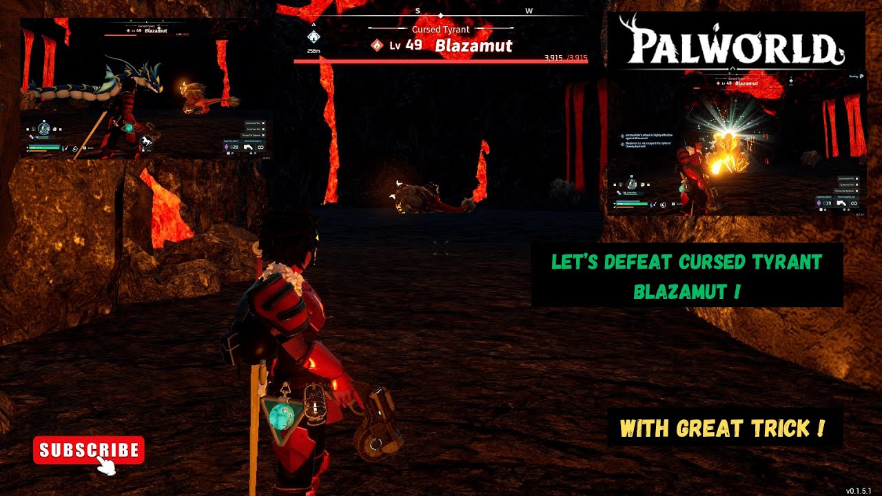 CAN WE CAPTURE BLAZMUT ! #palworld - YouTube