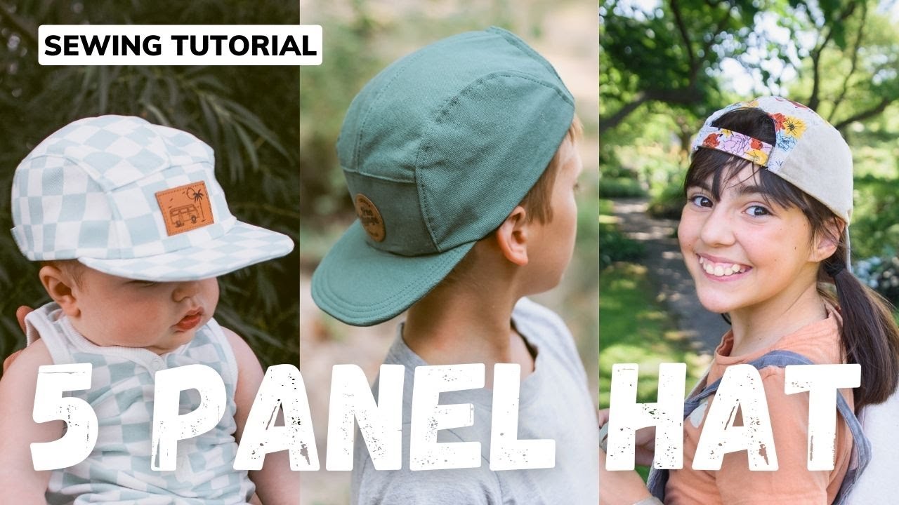 Lowland Kids 5 Panel Hat Sewing Tutorial - YouTube