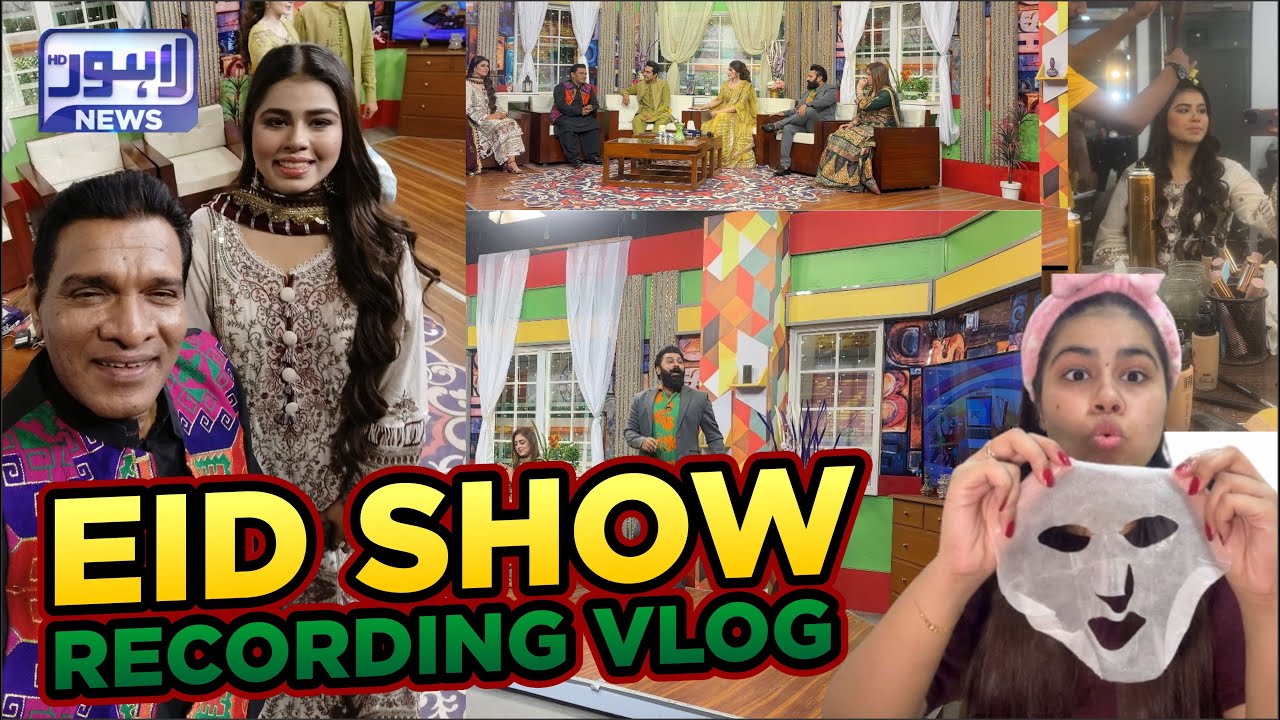 Eid Show Recording with Comedian Nawaz Anjum at Lahore News | Dietitian Mariam Aziz - YouTube