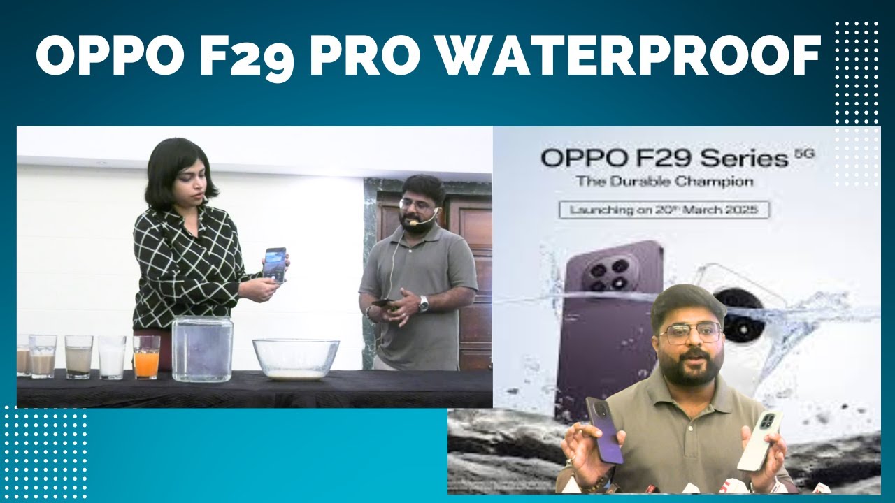 Oppo F29 Pro Waterproof launched in Visakhapatnam Vizag Vision - YouTube