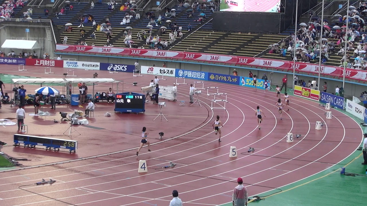 women's 400mH final Akiko ITO 57.09 2019 nat'l champ 伊藤明子 - YouTube