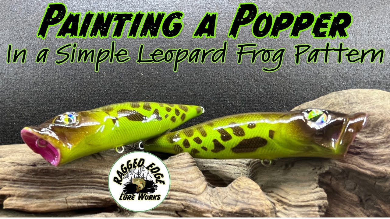Painting a Simple Leopard Frog Popper - YouTube