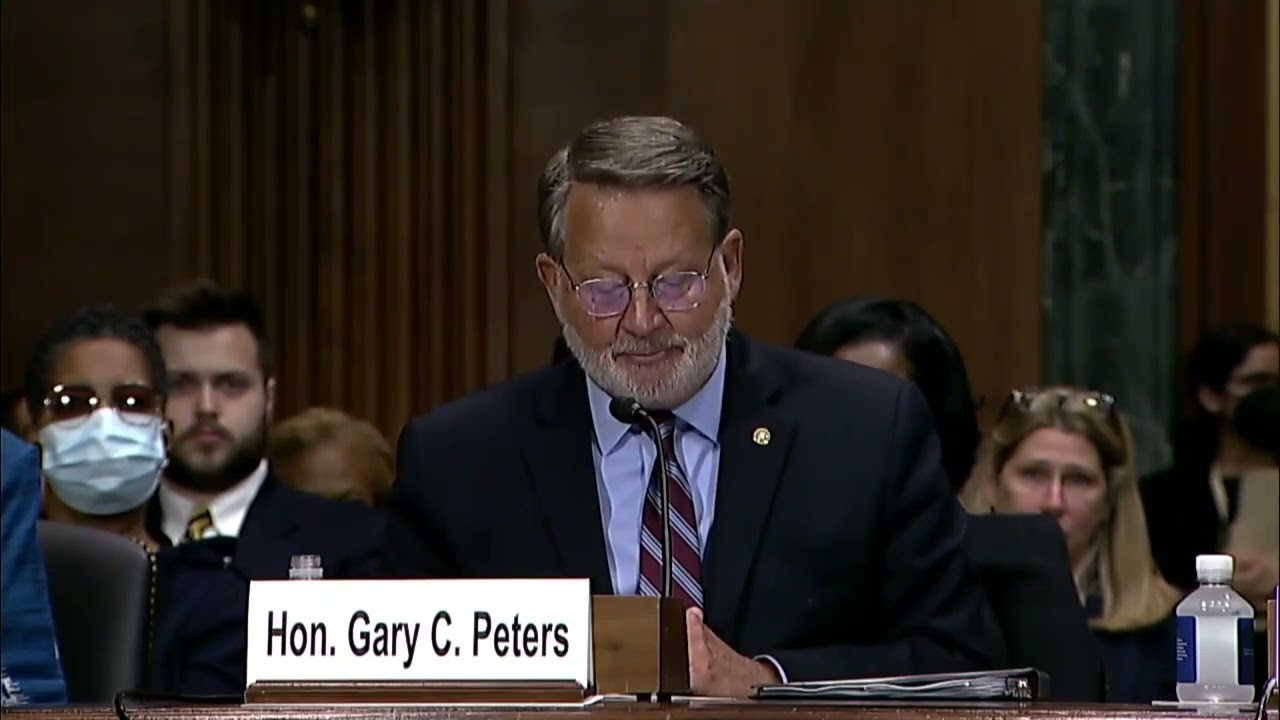 Peters introduces Judge Francis Kay Behm at Senate Judiciary Committee ...