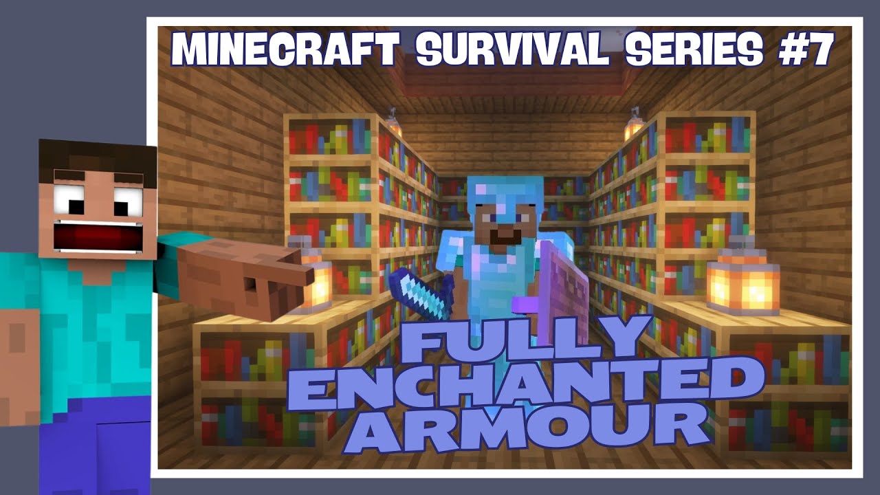 Fully Enchanted Armour | Minecraft Survival Series #7 | RV GAMING - YouTube