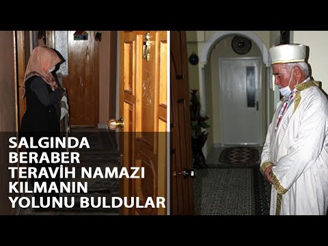 Apartmanda Daire Kapılarını Açık Bırakıp, İmam Eşliğinde İlk Teravih