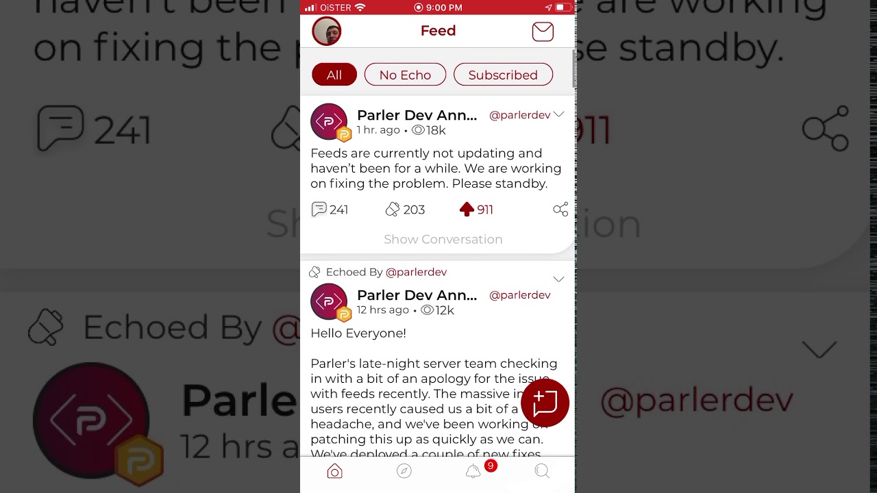 How to LIKE A POST in PARLER? - YouTube