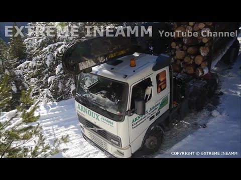 CHAUFFEUR DE GRUMIER SUR PISTE ENNEIGÉ EXTRÊME - YouTube