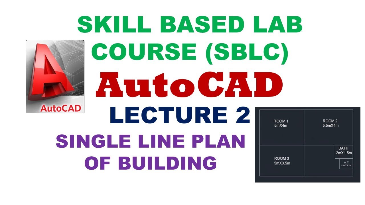 SBLC LECTURE 2- SINGLE LINE PLAN OF BUILDING & UNIT SETUP - YouTube