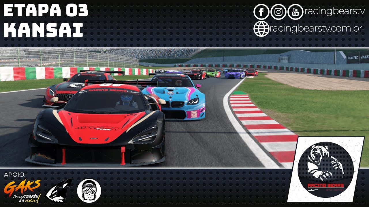 RACING BEARS CUP GT3 EDITION | 3º ETAPA | KANSAI #3 | AMS2 - YouTube