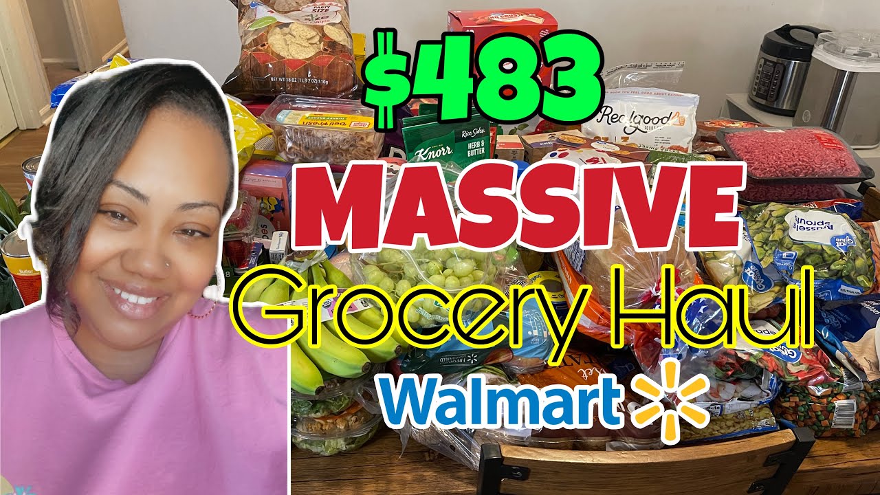 Massive Walmart Grocery Haul | Summer Break 2024 - YouTube
