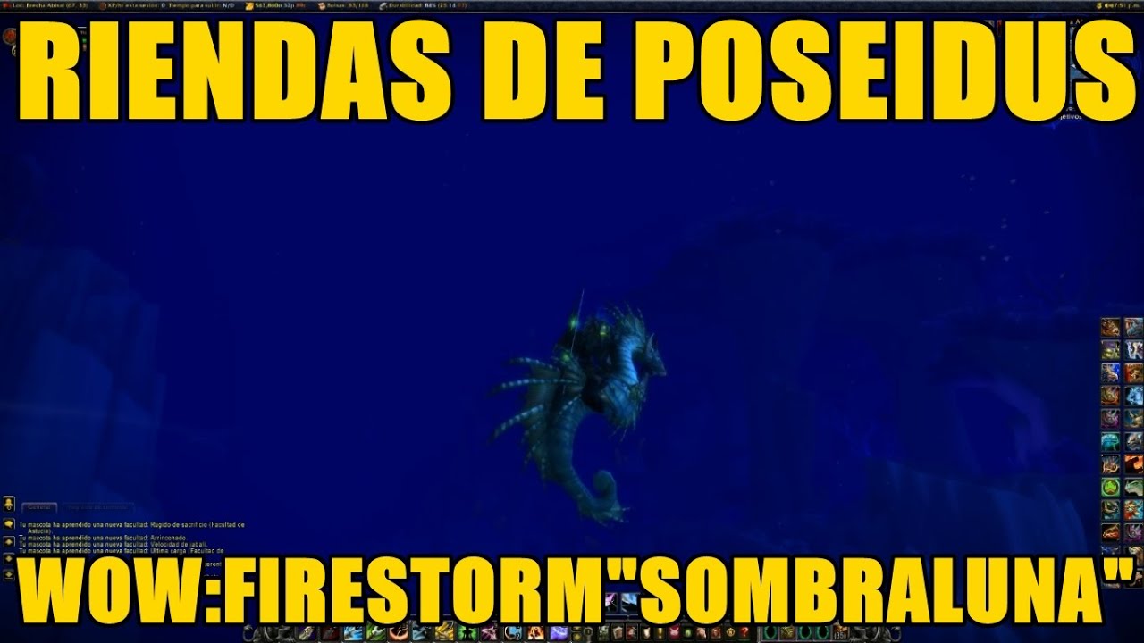 Wow: Riendas de Poseidus "Sombraluna" - YouTube