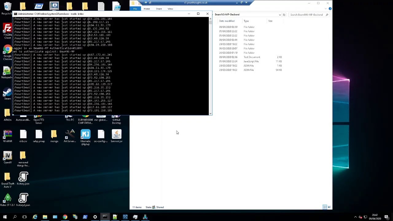 BeamMP - BeamNG.drive Working on the new update! - YouTube