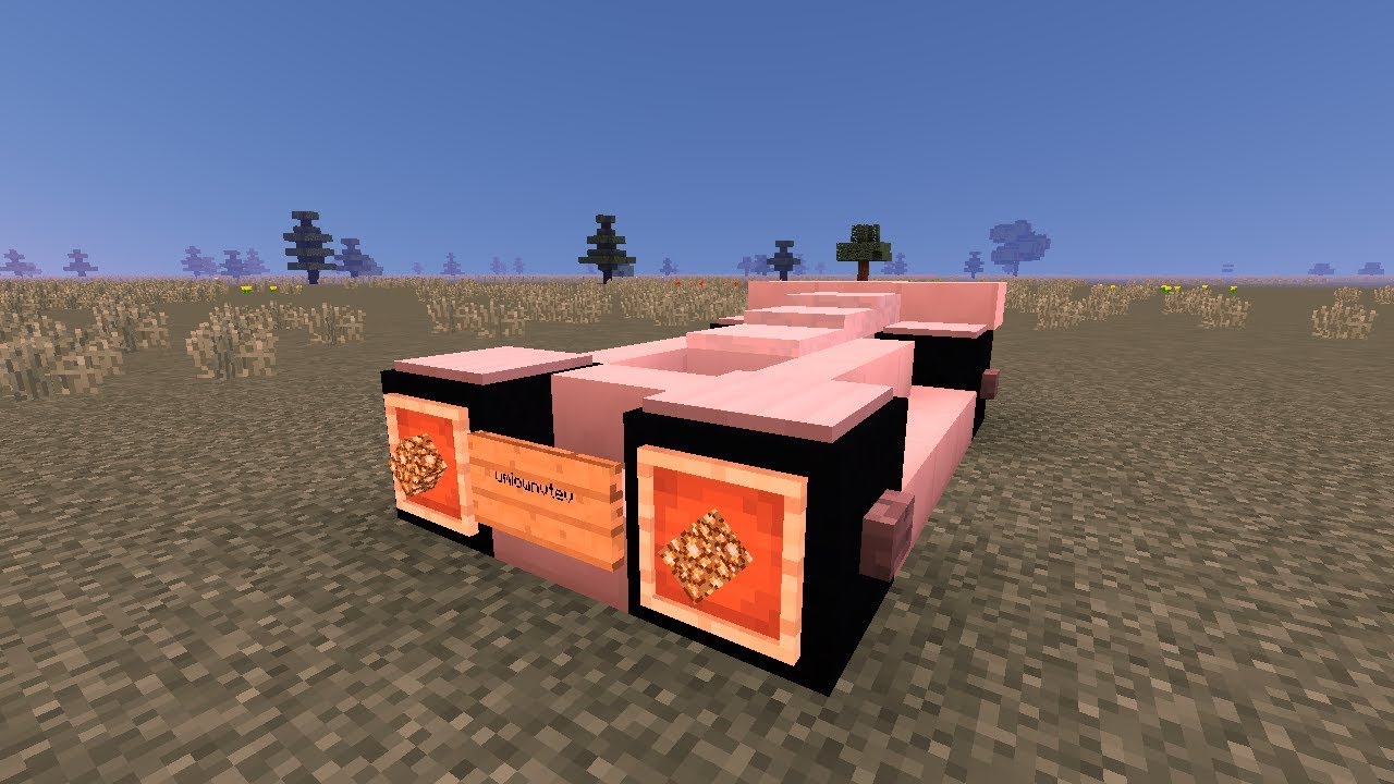 Minecraft: Sports Car Tutorial - YouTube
