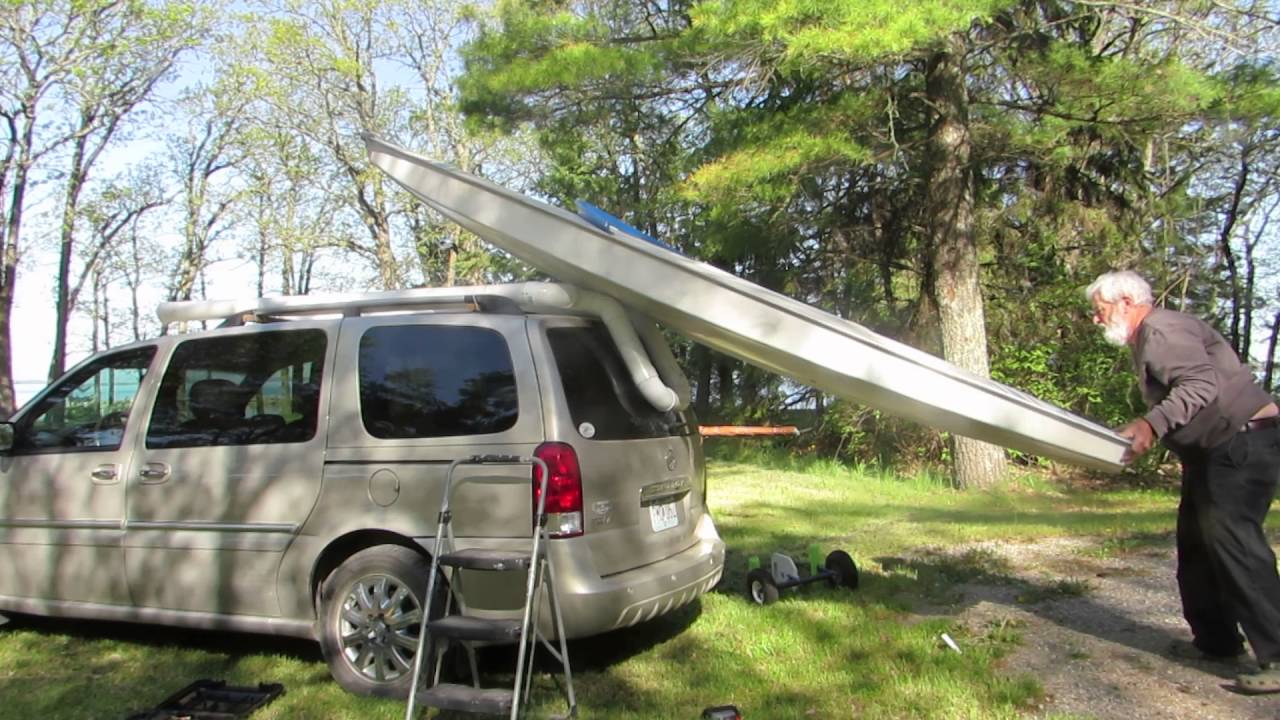 Car Top Sunfish Sail Boat Down - YouTube