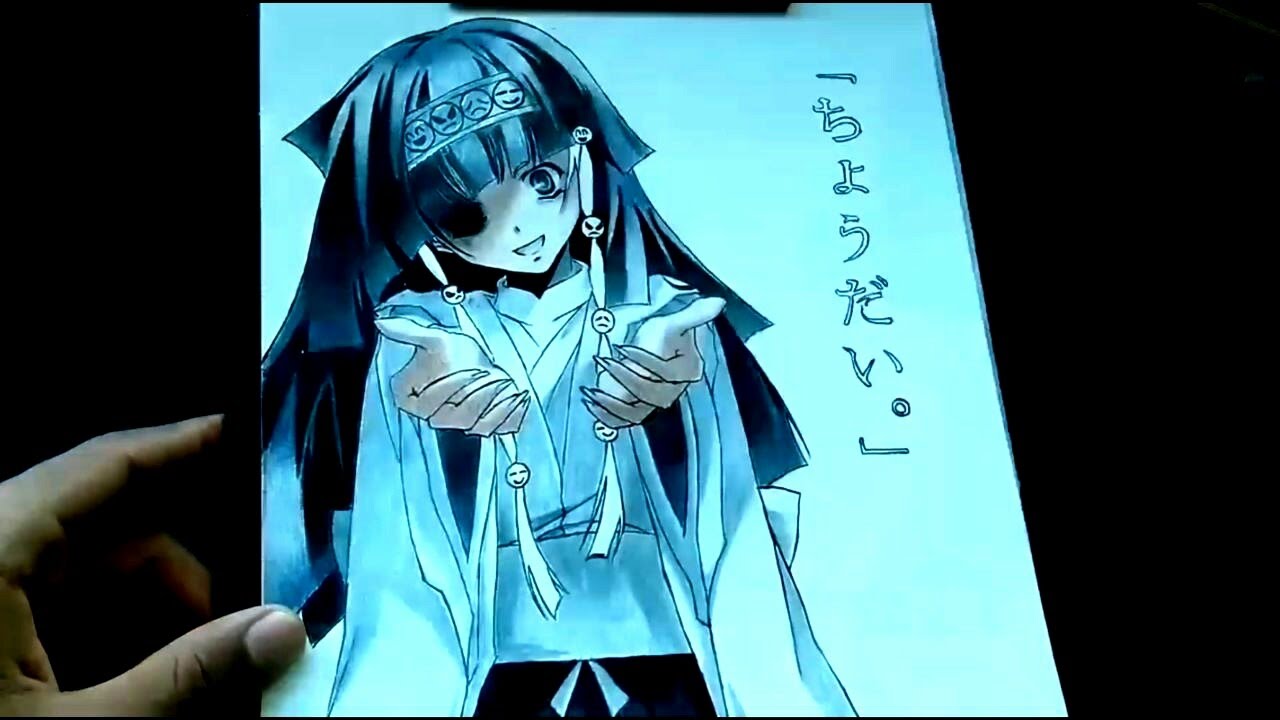 Speed drawing- Alluka zoldyck (Hunter x Hunter) Challenge D.Y.P - YouTube