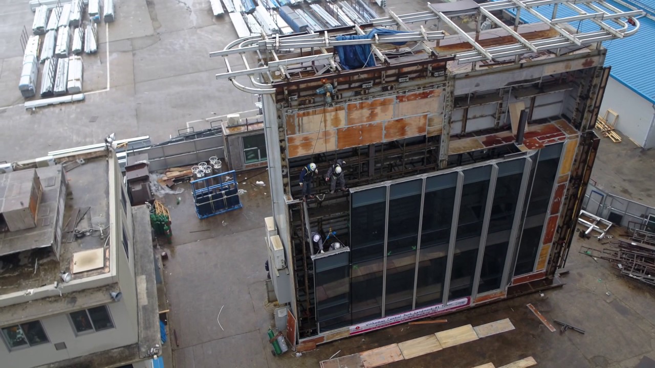 현대알루미늄 C/WALL PMU TEST_170309 - YouTube