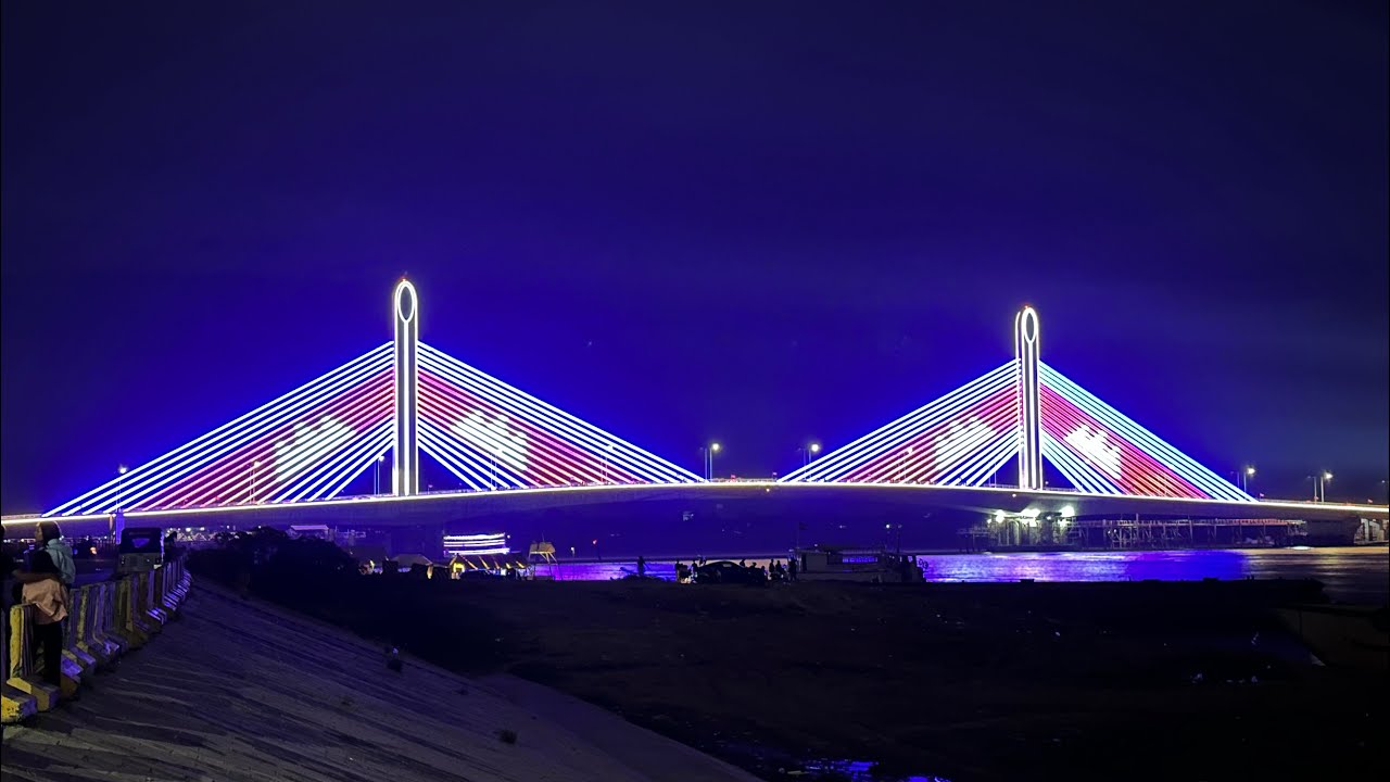 Driving on New Creative Island called Koh Norea in Phnom Penh - YouTube