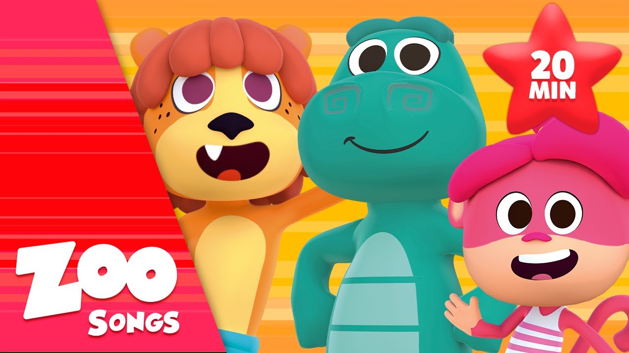 Let's Play and Dance With Mario and The Funniest Animals! | Zoo Songs ...