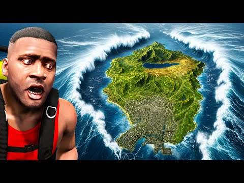 The DOUBLE TSUNAMI in GTA 5! (World Flooded)
