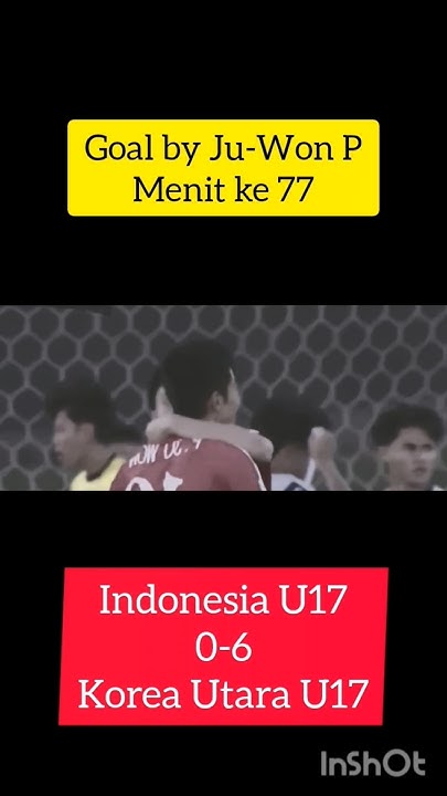 Indonesia 0-6 North Korea #football #afcu17 #timnasday #u17wc - YouTube