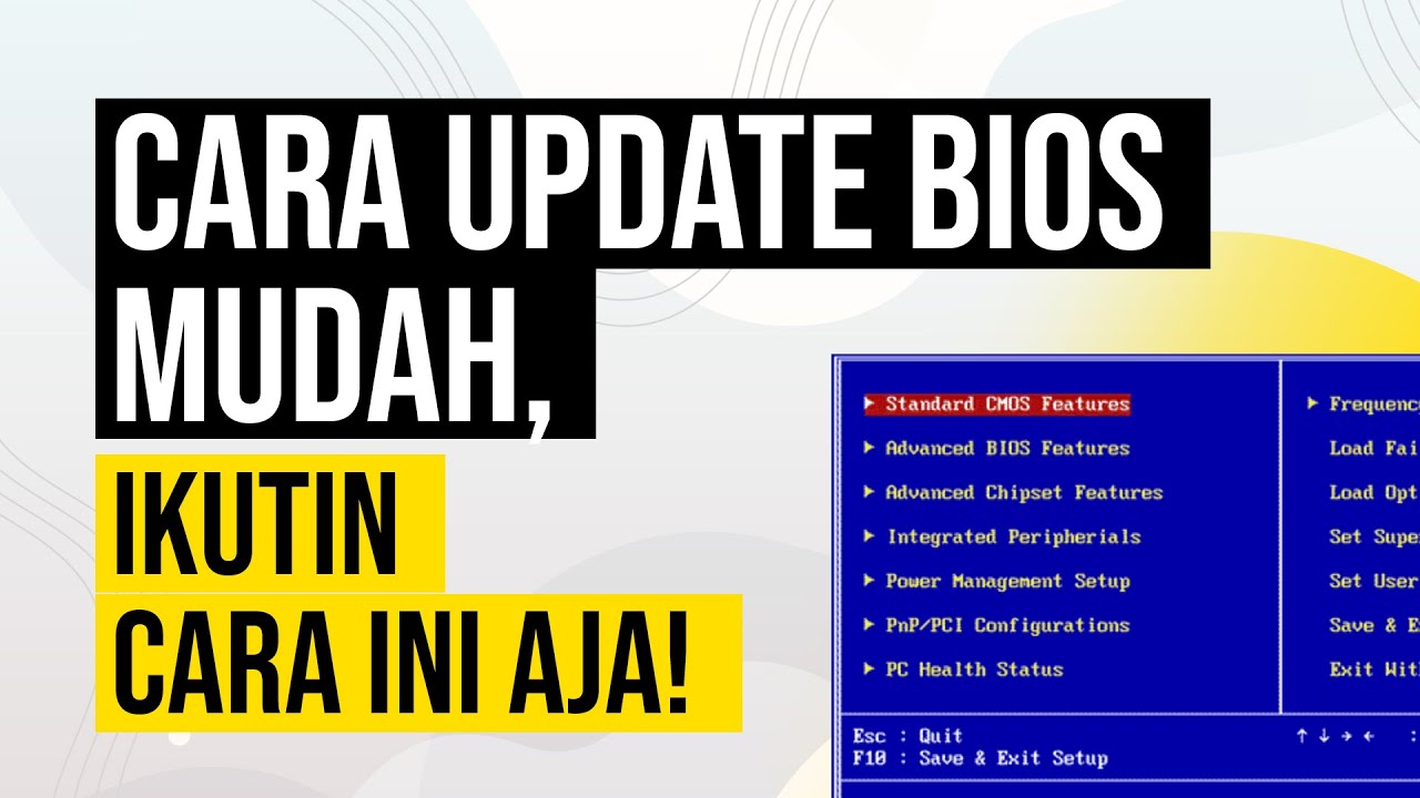 Cara update BIOS Laptop - YouTube