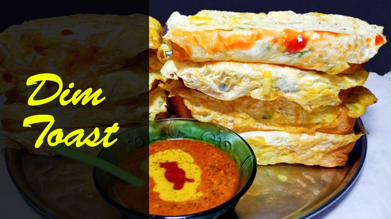 Roadside Dim Toast || Best breakfast in kolkata || Indian Street Food ...