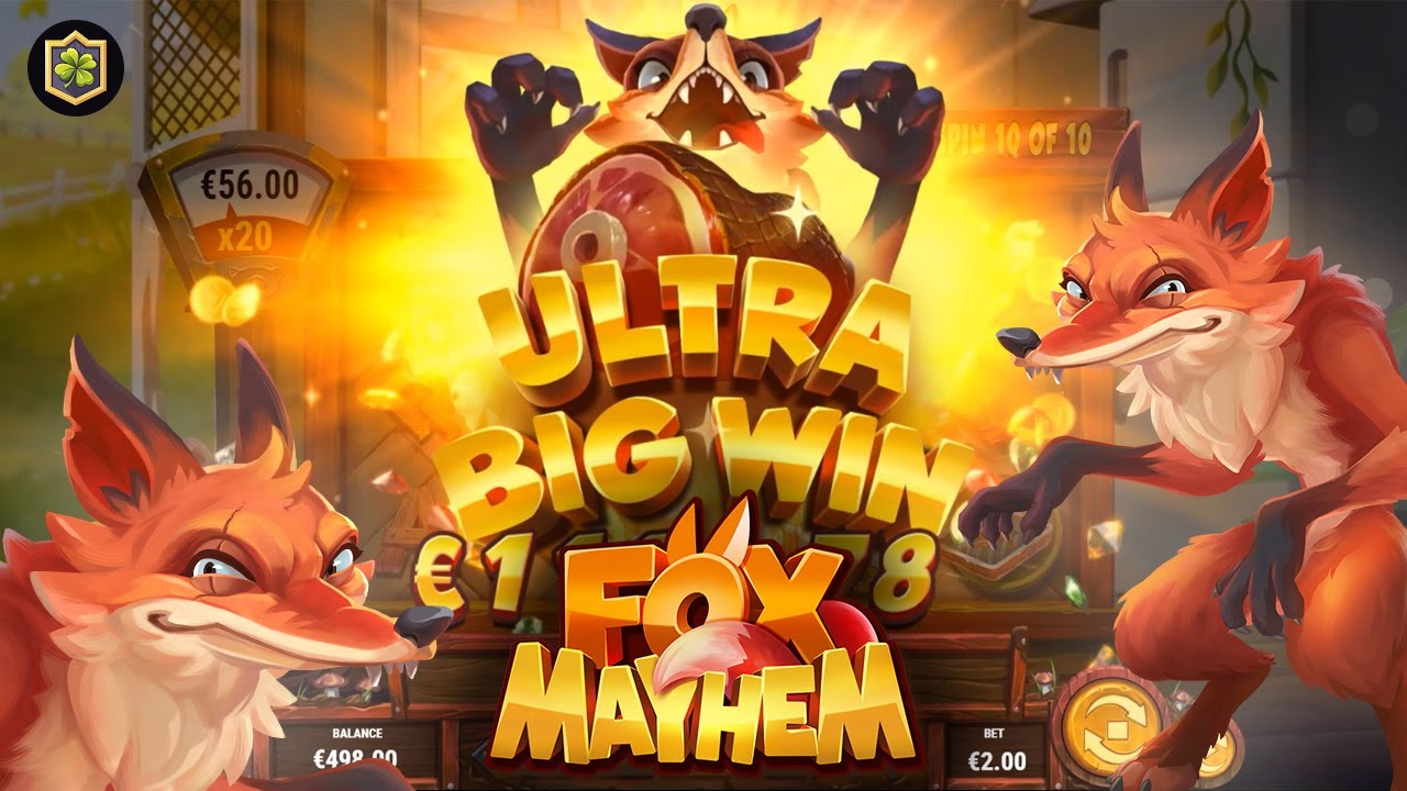 EPIC Big WIN New Online Slot 💥 Fox Mayhem 💥 Play’n GO (Casino Supplier ...