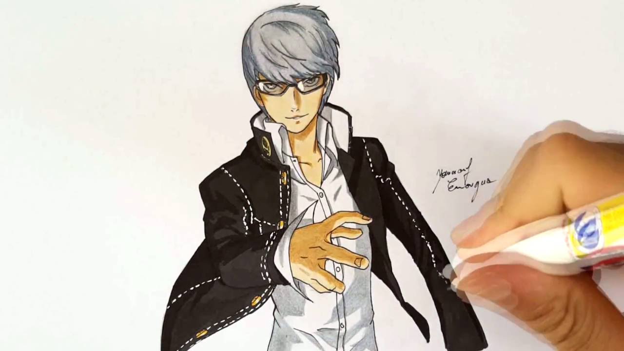 Drawing Yu _ PERSONA 4 - YouTube