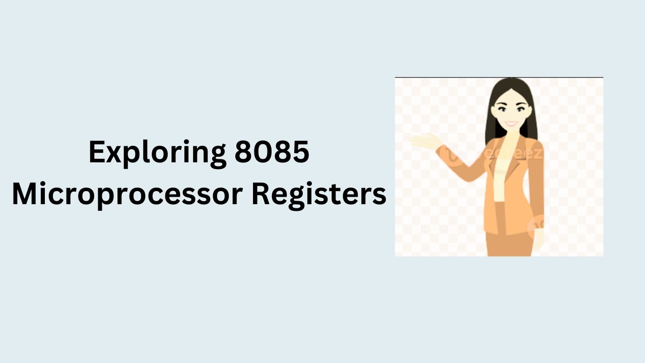 Exploring 8085 Microprocessor Register - YouTube