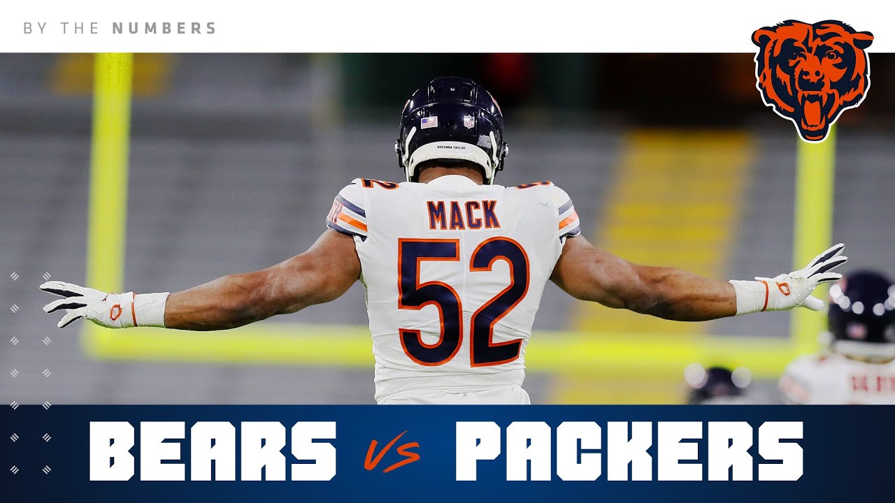 By The Numbers | Bears vs Packers: Week 6 | Chicago Bears - YouTube