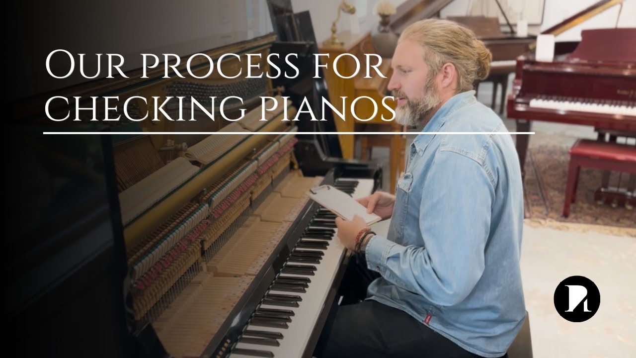 Our process for checking pianos - YouTube