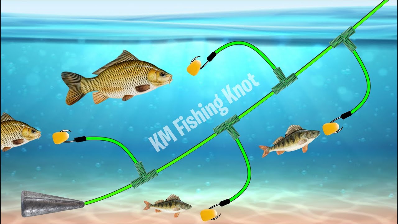 Many don't know ! Making RIG Fishing 4 Hooks | The Secret Of Fisherman ...
