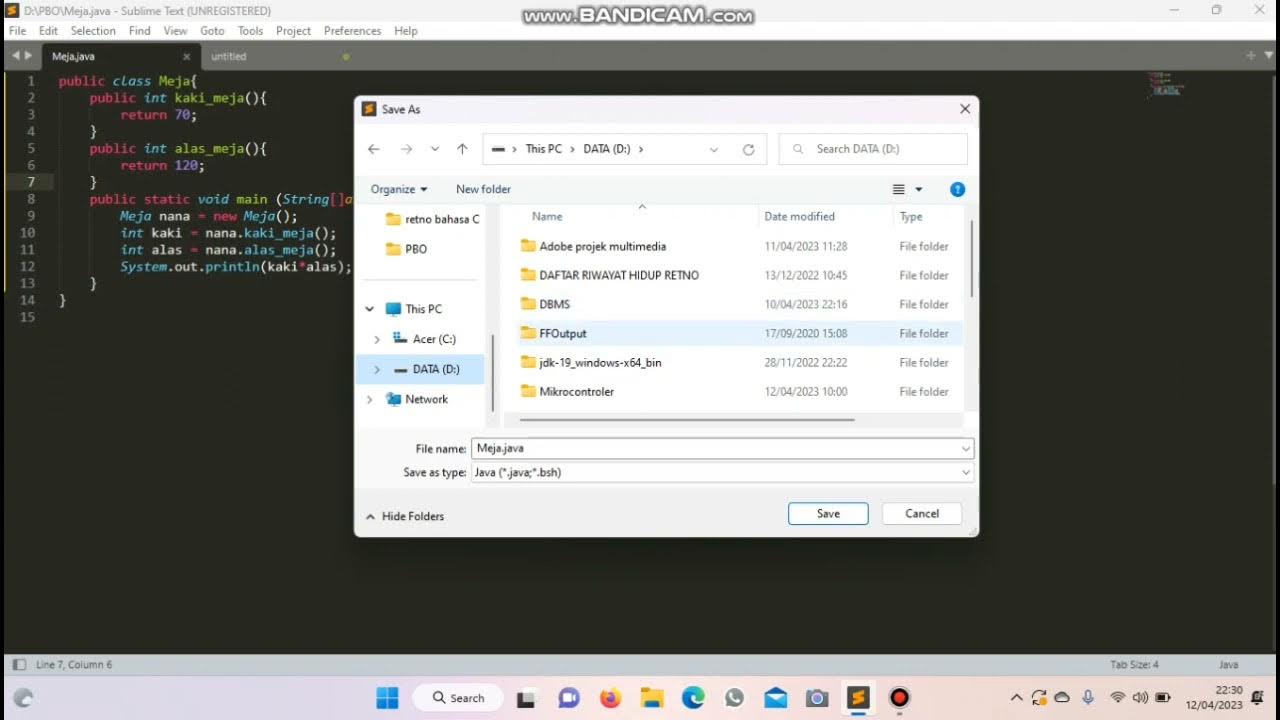 pemograman menggunakan bahasa pemograman java - YouTube