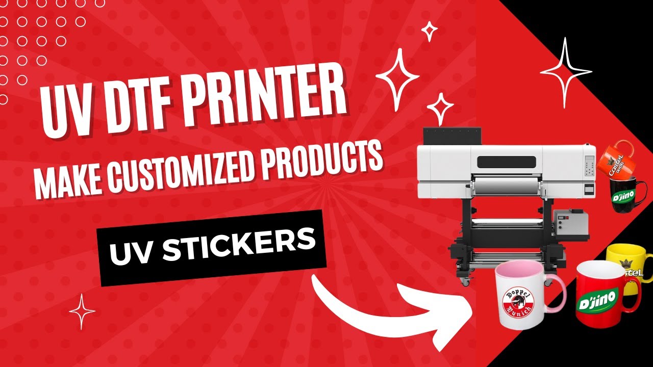 Customized your products using UV Stickers | UV DTF Printer in 2024 ...