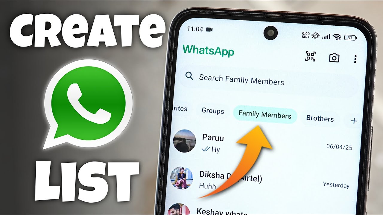 How to Create List on WhatsApp - YouTube