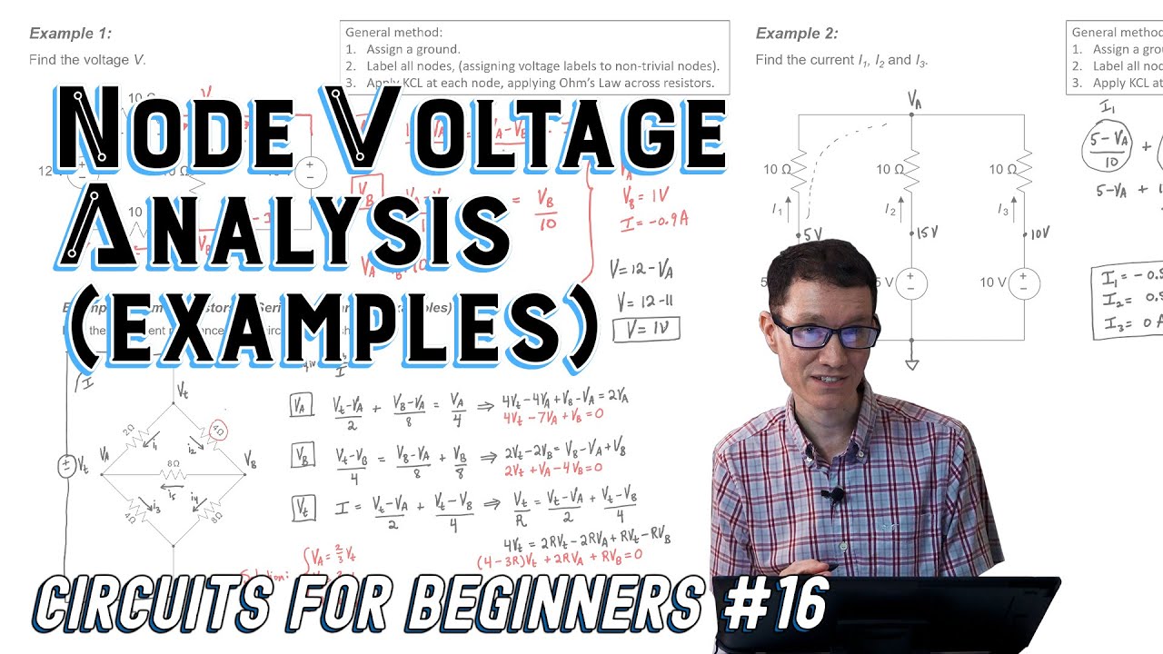 Node Voltage Analysis Examples (Circuits for Beginners #16) - YouTube