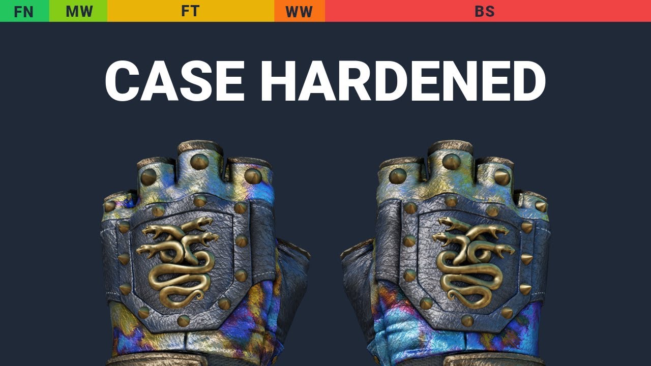 Hydra Gloves Case Hardened - Skin Float And Wear Preview - YouTube