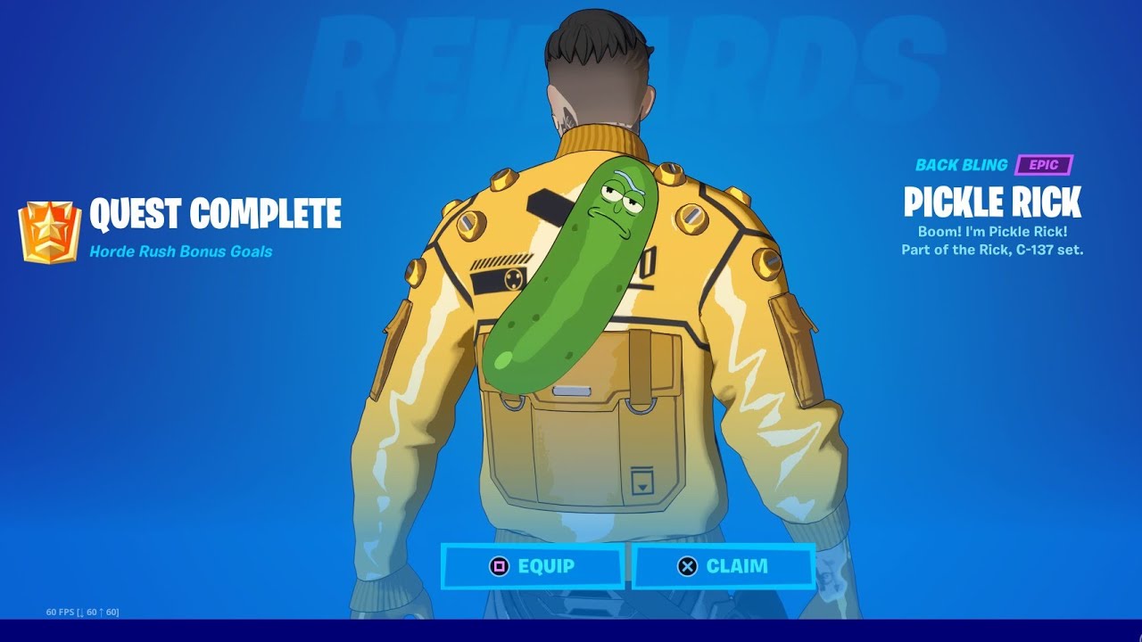 Unlocking The Pickle Rick Backbling - YouTube