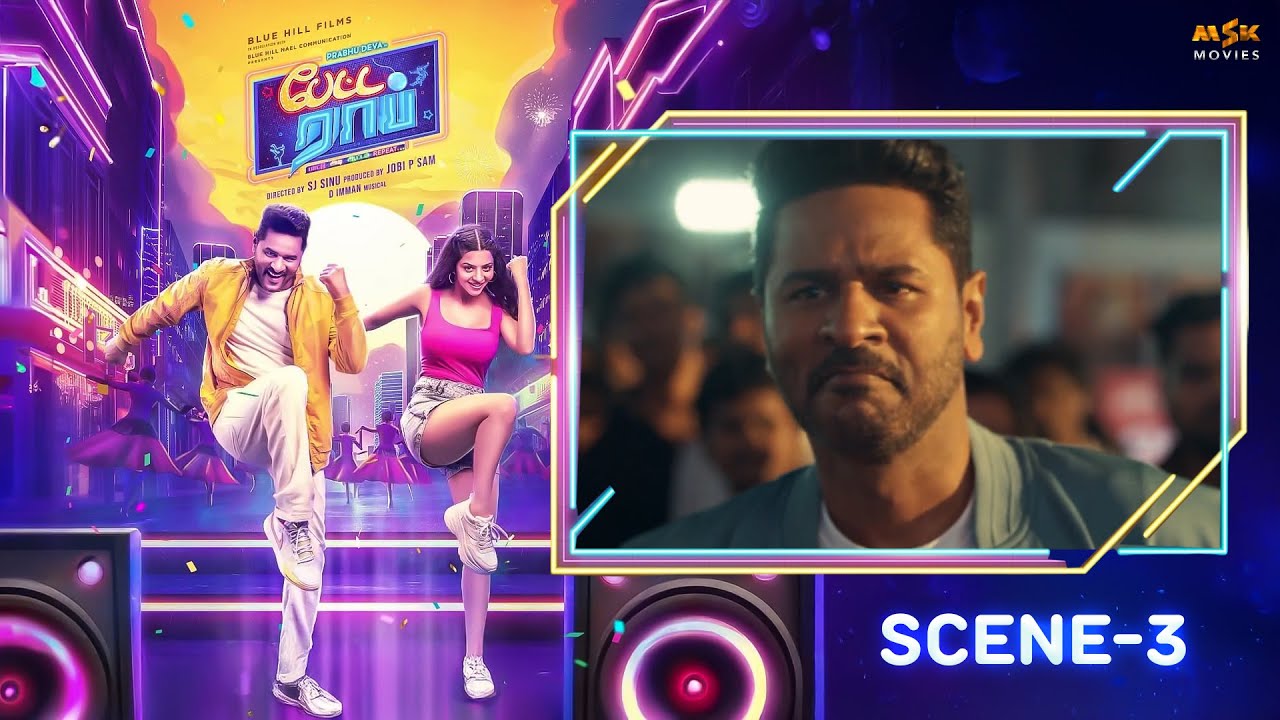 Petta Rap - Prabhu Deva Action Scene | Vedhika | SJ Sinu | D Imman ...