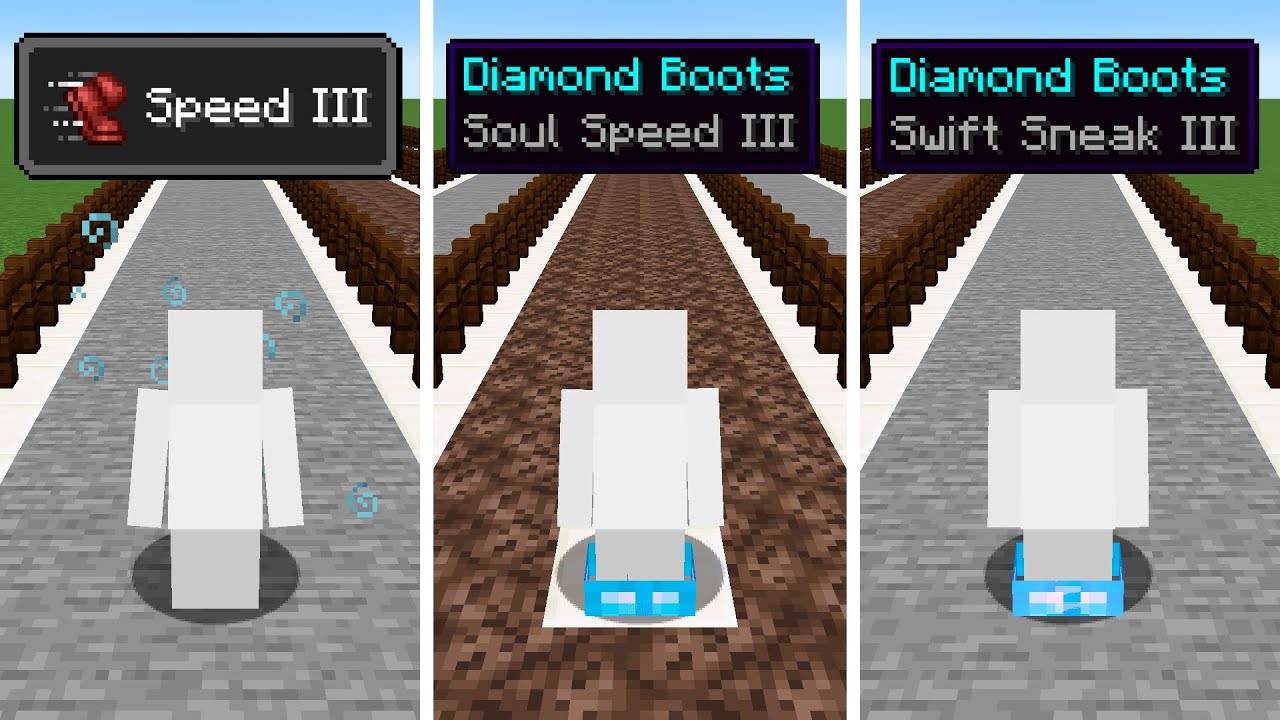 speed 3 vs soul speed 3 vs swift sneak 3 - YouTube