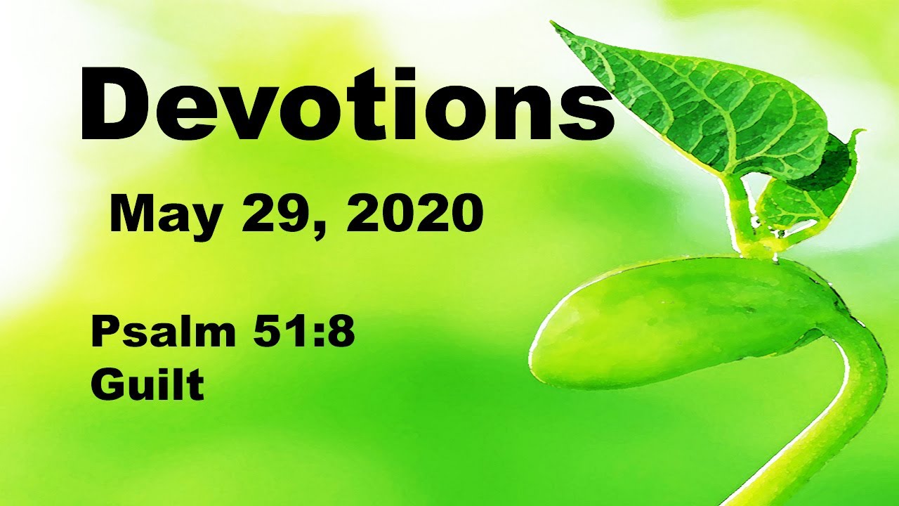 Devotional May 29, 2020 - YouTube