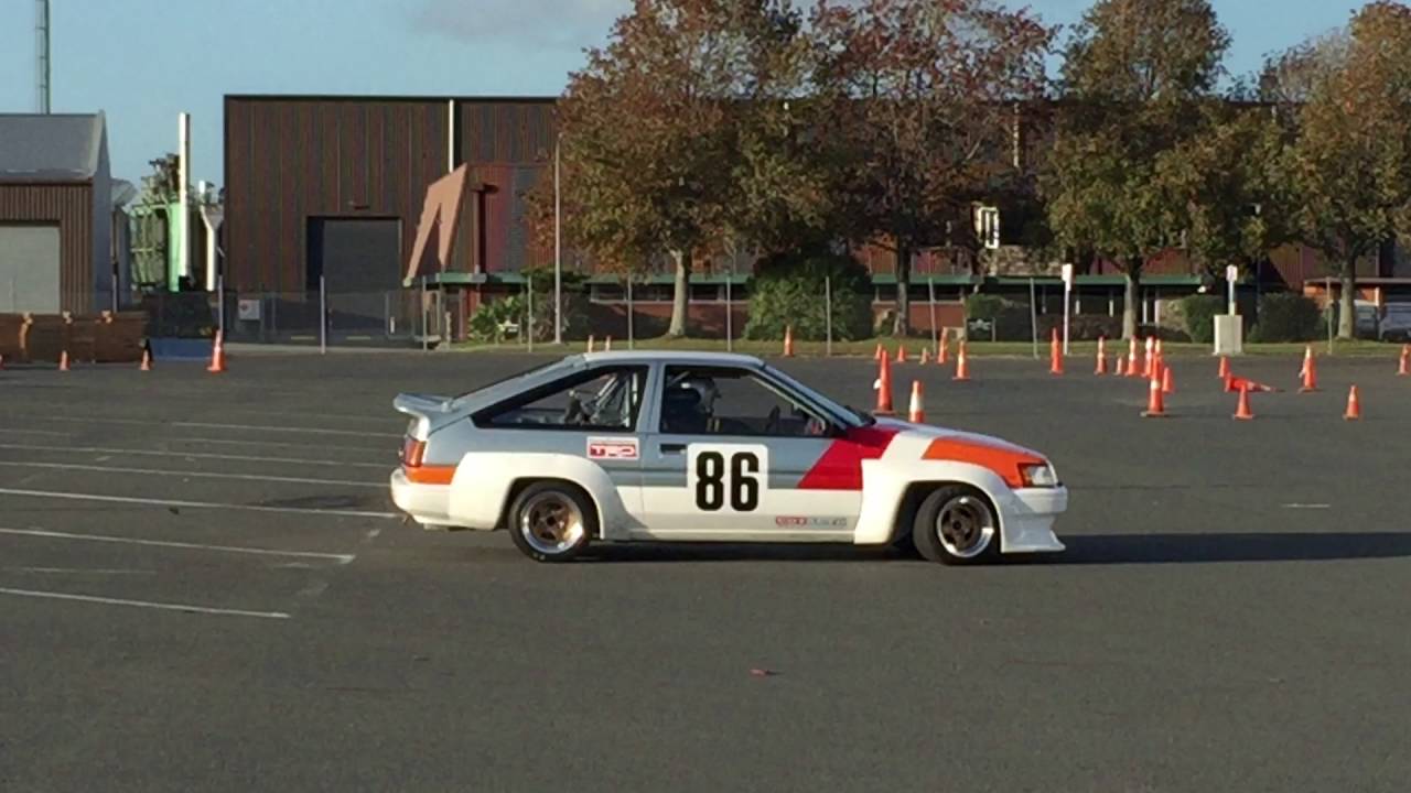 Layout of Tarmac autocross course - YouTube