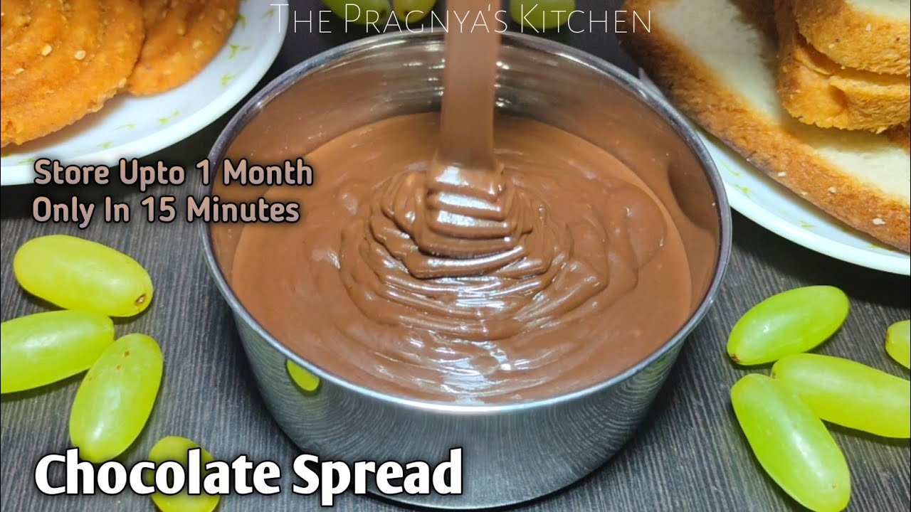 Chocolate Spread | Chocolate Spread Recipe | How To Make Nutella At ...