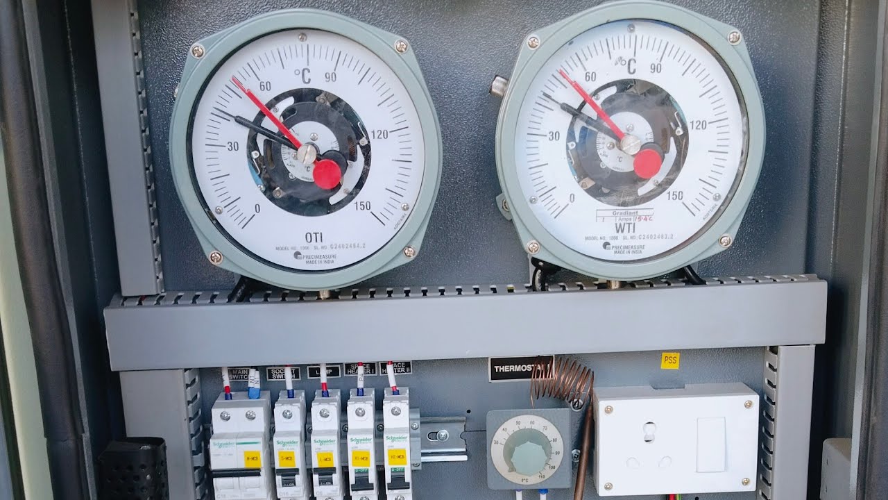 Transformer Safety OTI , WTI , MOG & Buchholz relay Connection in ...